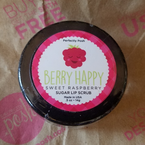 Perfectly Posh | Makeup | Perfectly Posh Berry Happy Sugar Lip Scrub ...